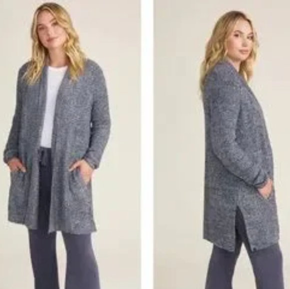 Barefoot Dreams | Sweaters | Barefoot Dreams Cozy Chic Open Cardigan ...